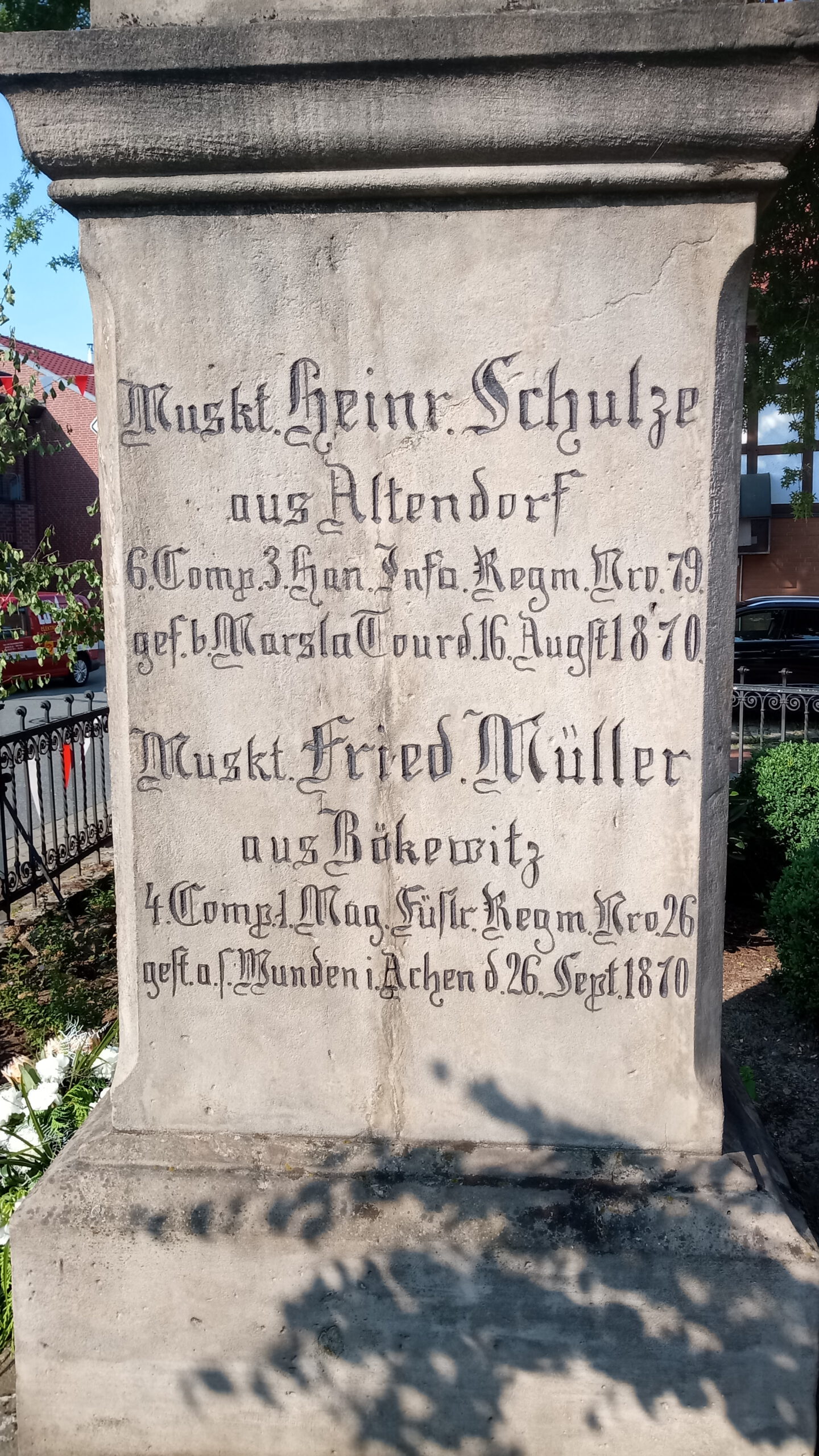 Das Bromer Kriegerdenkmal und seine Geschichte (1871-2020) – Bromer ...